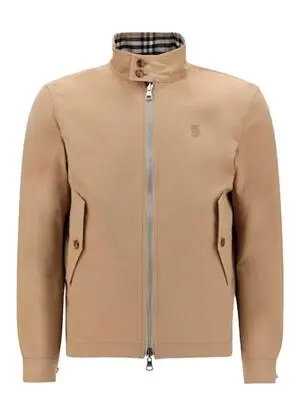 Burberry Reversible Wool Cotton Harrington Jacket - Beige