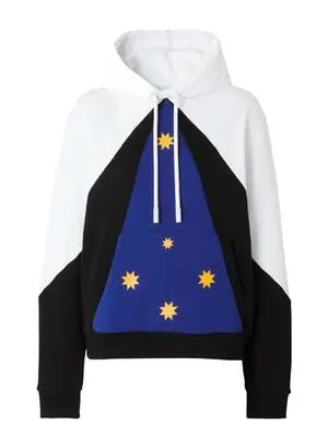 Burberry Graphic Hoodie - Blue/white