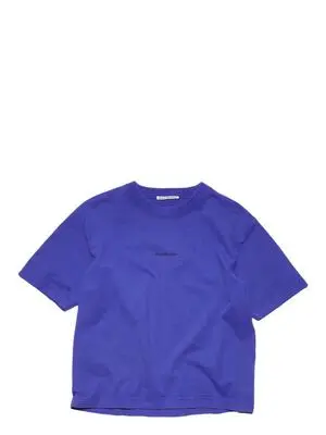 Acne Studios Crew Neck T-shirt - Sea Blue