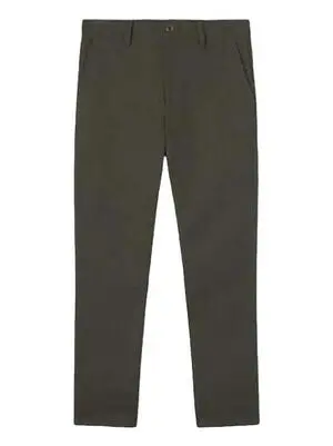 Burberry Straight-fit Cropped Tailored Trousers - Green