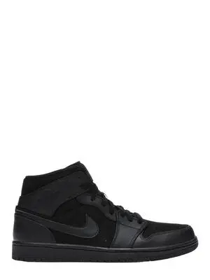 JORDAN 1 Mid Triple - Black