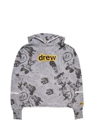 Drew House Secret Deconstructed Hoodie - Idears/heather Grey