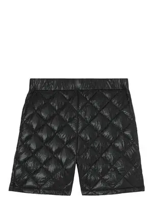 Burberry Diamond-quilted Shorts - Black