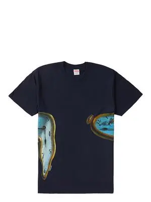 Supreme The Persistence Of Memory Tee Shirt Navy Blue