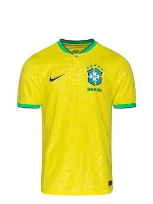 Nike Brazil 2022/23 Stadium Home Jersey - Dynamic Yellow/green Spark/paramount Blue