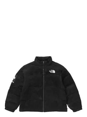 Supreme The North Face Suede Nuptse Jacket - Black