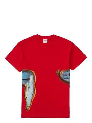 Supreme The Persistence Of Memory Tee Shirt Red