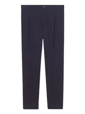 Burberry Tailored Chino Pants - Deep Ink Blue