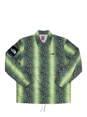 Supreme The North Face Snakeskin Coaches Jacket - Green