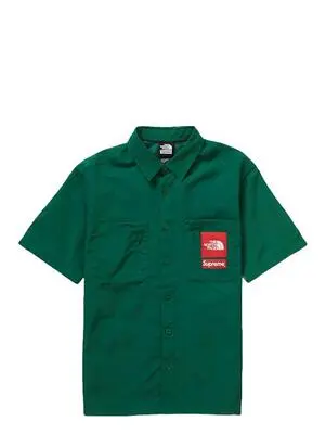 Supreme The North Face Trekking Short Sleeve Shirt - Dark Green