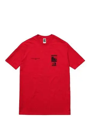 Supreme The North Face Stee Shirtp Tech Tee Shirt Red