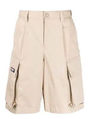Burberry Technical Cotton Shorts - Soft Fawn