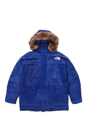 Supreme The North Face Suede 600fill Down Parka - Blue