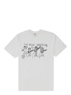 Supreme The Velvet Underground Drawing Tee Shirt - White