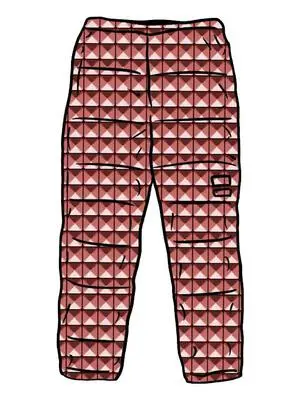 Supreme The North Face Studded Nuptse Pant - Red