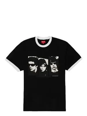 Supreme The Velvet Underground Ringer Tee Shirt - Black