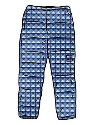 Supreme The North Face Studded Nuptse Pant - Royal