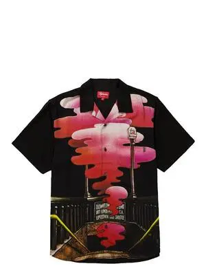 Supreme The Velvet Underground Rayon Short Sleeve Shirt - Black
