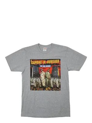 Supreme The War Report Tee Shirt - Heather Grey