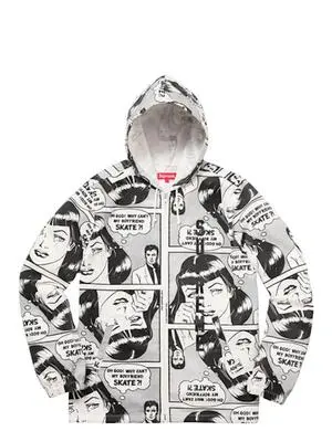 Supreme Thrasher Boyfriend Hooded Jacket - White