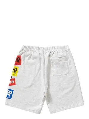 Supreme Supreme Thrasher Logo Sweatshorts Ash Grey