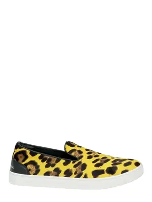 Dolce & Gabbana DOLCE & GABBANA Calfskin Sneakers Yellow
