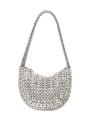 Rabanne 1969 Moon Shoulder Bag - Silver