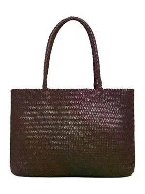 Madewell Handwoven Leather Tote - Coffee Bean