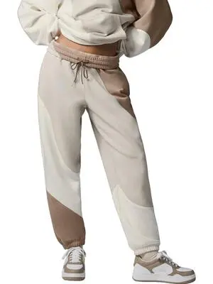 Alo Yoga Make Waves Sweatpant Ivory/bone/gravel