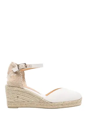 CastaÑer Chiarita 60mm Wedge Espadrilles - White