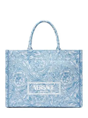 Versace Barocco Athena Tote Bag - Blue