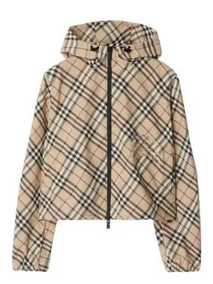 Burberry Burberry Check Jacket Alabaster