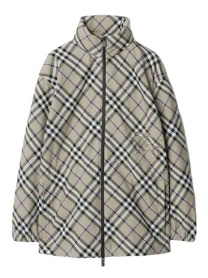 Burberry Burberry Check Jacket Lichen