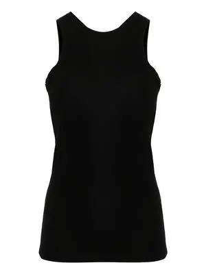 TOTEME Fluid Jersey Tank Top - Black