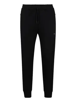 BOSS Logo-print Tapered Track Pants - Black