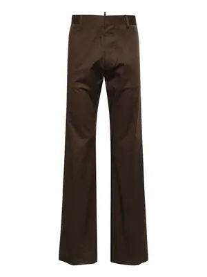 Dsquared2 Mid-rise Twill Chino Trousers - Brown