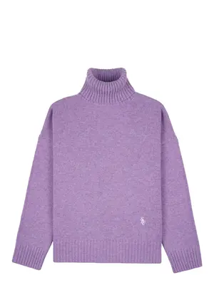 SPORTY & RICH Src Wool Jumper - Purple