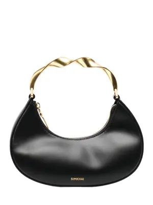 Simkhai Nixi Leather Tote Bag - Black