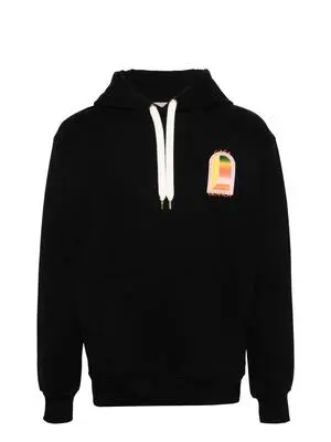 Casablanca Gradient L'arche Hoodie - Black