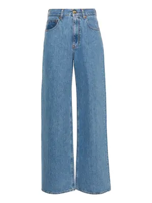 BLAZÉ MILANO Nariida Maya Embroidered Jeans - Blue