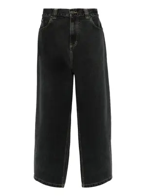 Carhartt Work In Progress Brandon Mid-rise Straight-leg Jeans - Black