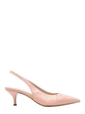 Fabiana Filippi 55mm Ruched Pumps - Pink