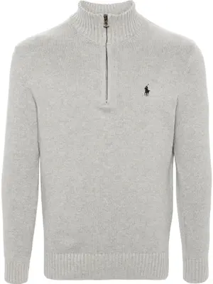Polo Ralph Lauren Cotton Jumper - Grey