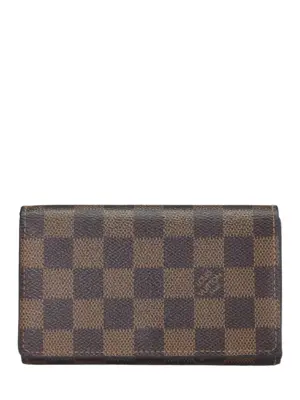 LOUIS VUITTON Damier Ebene Tresor Bag - Brown
