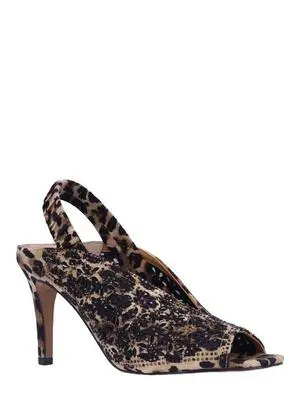 J. Reneé Odila Slingback Sandal - Brown/ Black