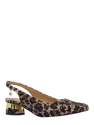 J. Reneé J. Reneé Baline Slingback Pump Brown/black