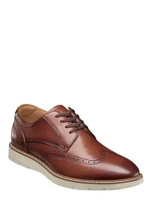 Florsheim Vibe Wingtip Derby - Cognac Multi