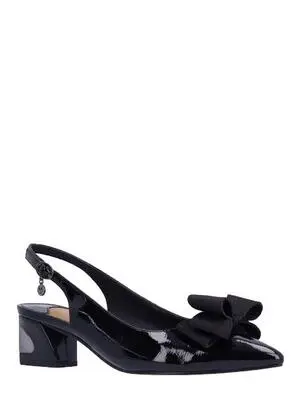 J. Reneé Kimma Slingback Pointed Toe Pumps - Black