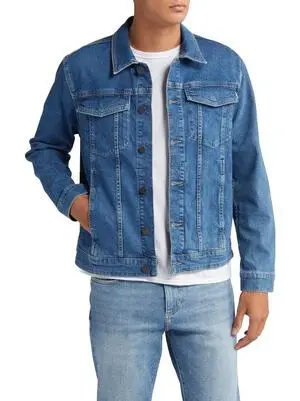 DL1961 Vaughn Denim Trucker Jacket - North Beach (performance)