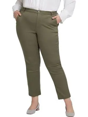 NYDJ Sadie Slim Pants - Avocado